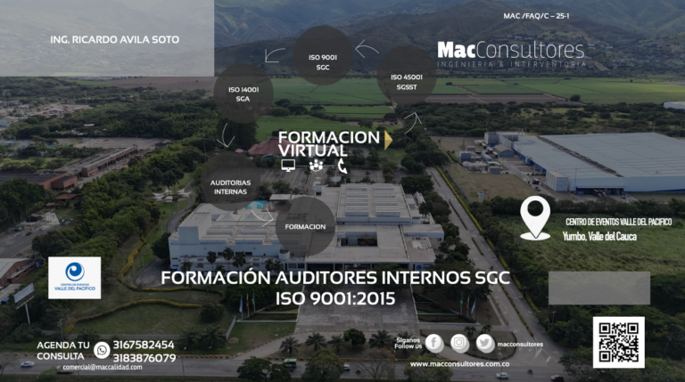 Auditor interno SGC - ISO 9001:2015 - maccalidad